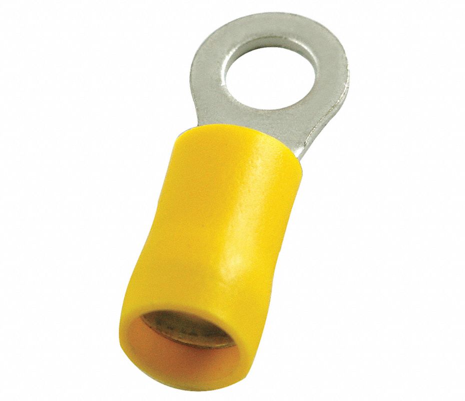 POWER FIRST Terminal de Anillo , Amarilla Vinilo , Costura Empalmado ...
