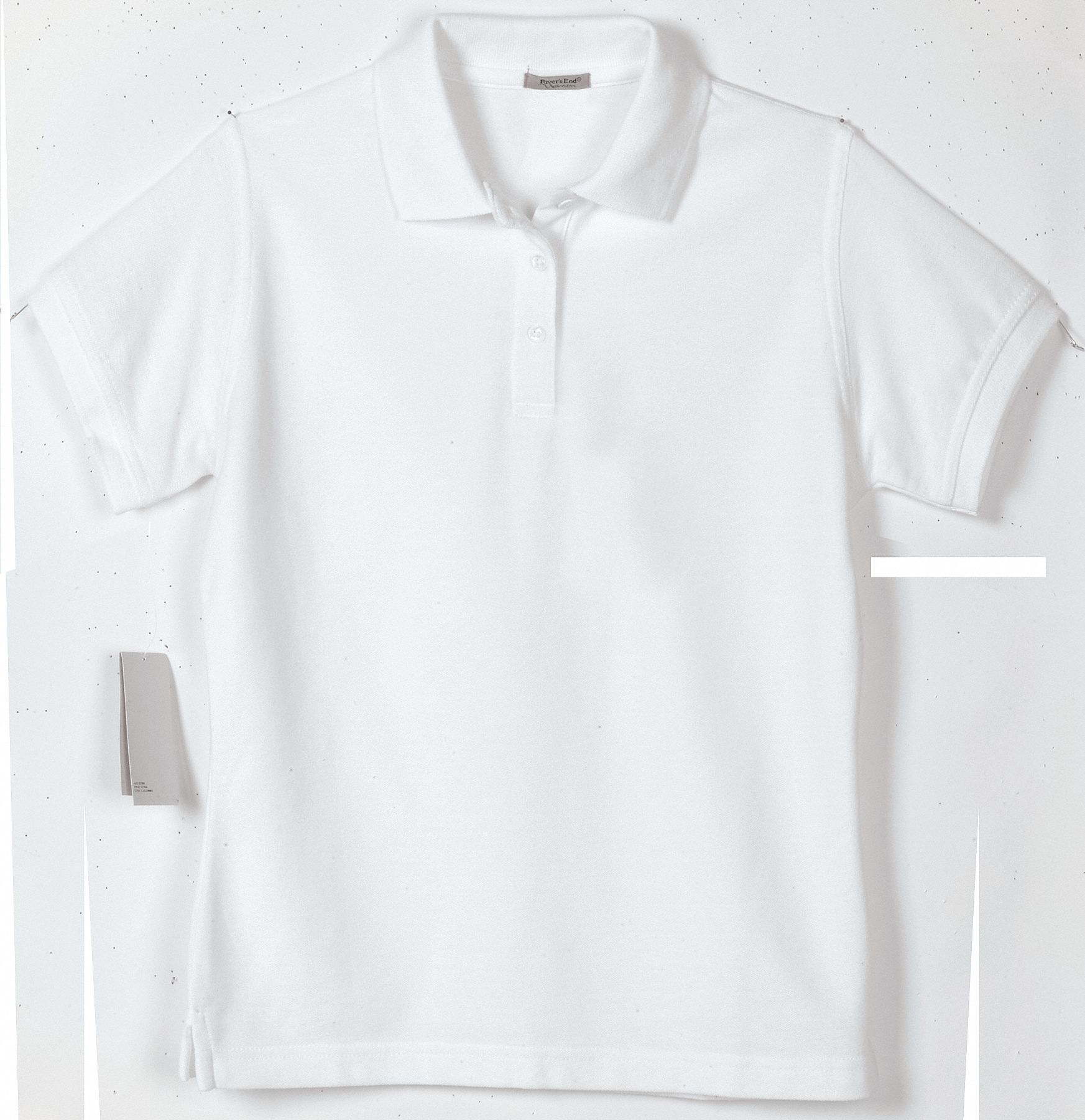 SOLAR SHIELD, Women's, L, Polo Shirt - 24D228|3302 L WHITE - Grainger