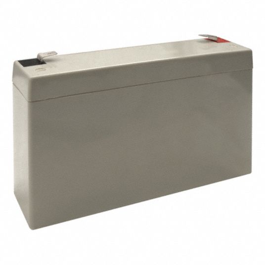 DUAL-LITE Battery: Sealed Lead Acid, 6 V Volt, 12 Ah Battery Capacity ...