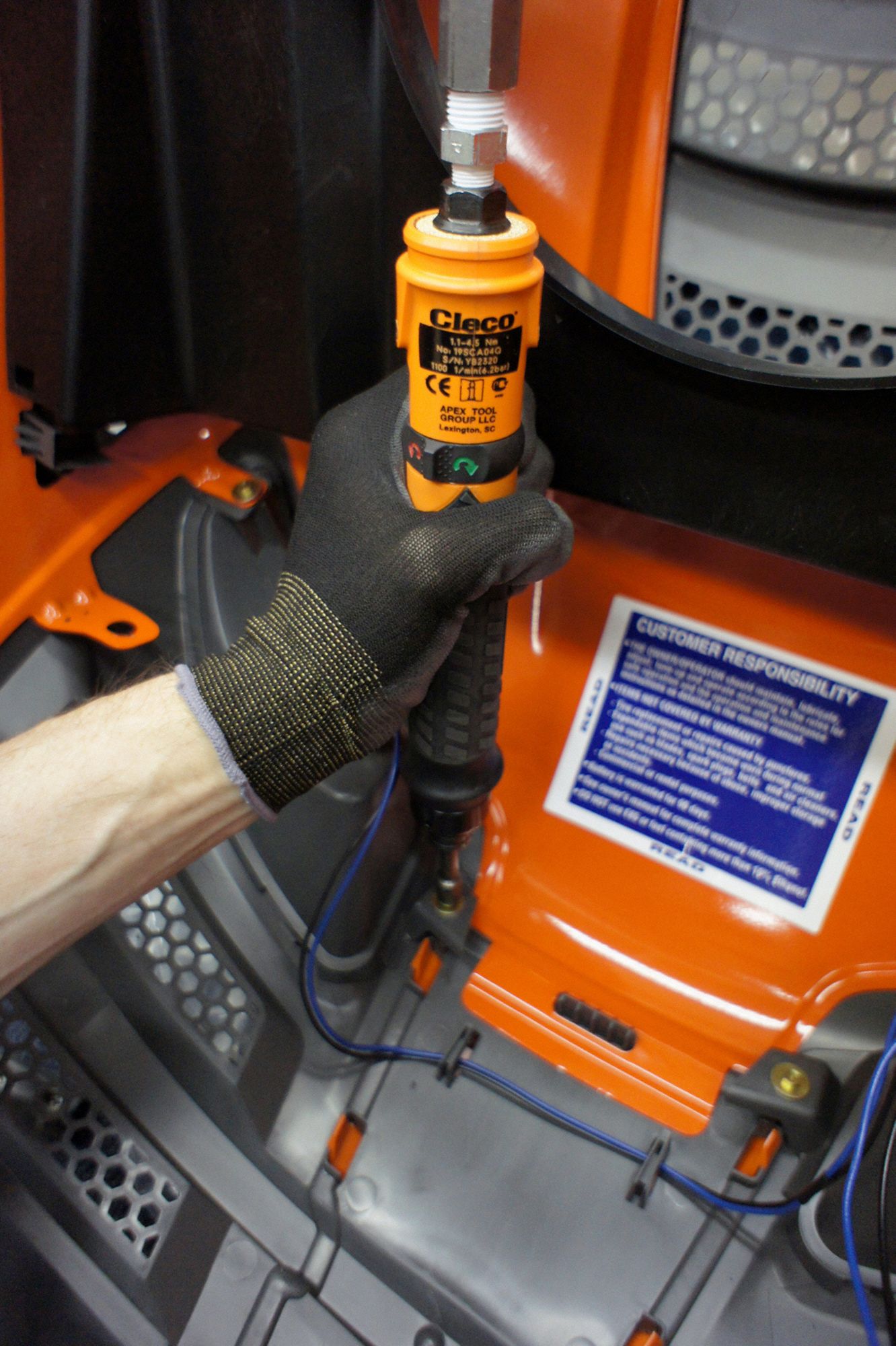 CLECO Screwdriver: 1/4 in, Industrial Duty, 0.3 ft-lb to 3.3 ft-lb ...