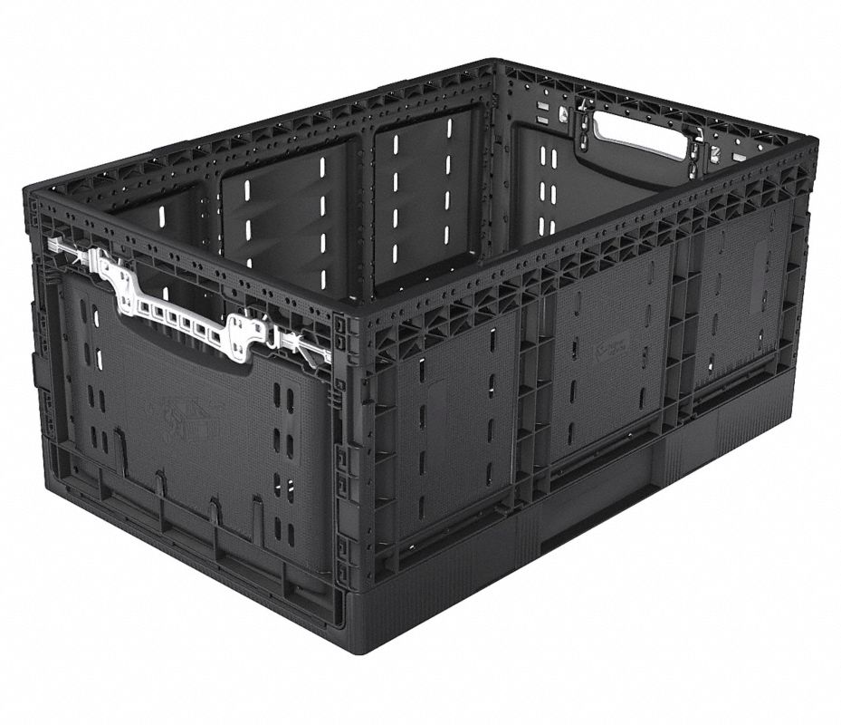 POLYMER LOGISTICS Cont. Pleg., Negro,A.I.14-5/8pulg - 24D757 | PL6028 ...