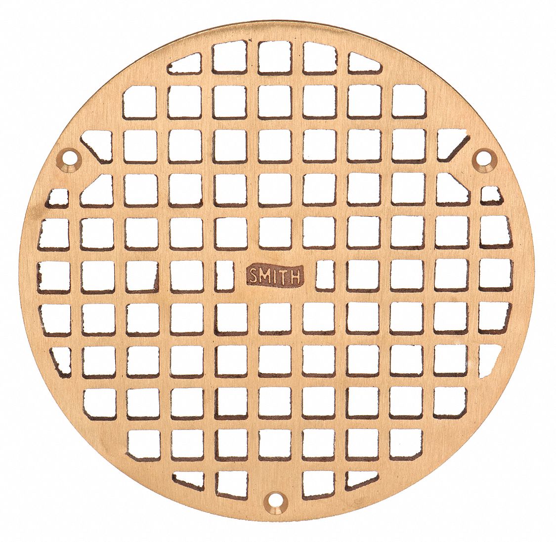 JAY R. SMITH MFG. CO, Round, Square Holes, Grate - 24E578|A08PBG - Grainger