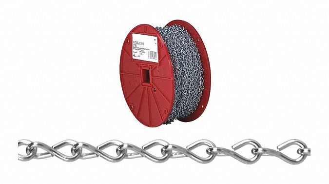 No.12 Single Steel Jack Chain 200Ft Reel - Grainger