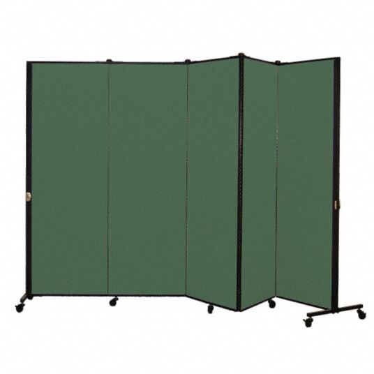 SCREENFLEX, 5 Panels, Opaque, Room Divider - 24EM59|HKDL605-DN - Grainger