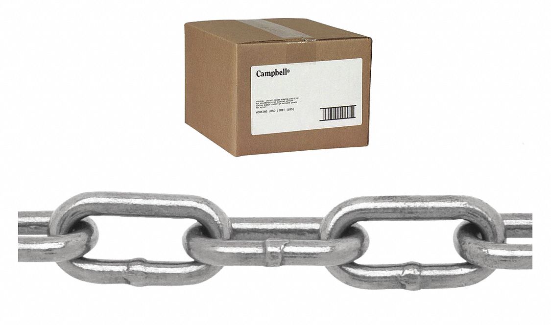 6/0 Studio Chain Bright 100Ft Per Carton - Grainger