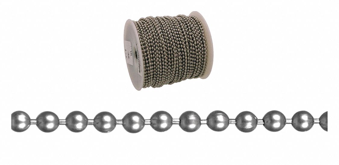 No36 Ball Chain Chrome Pl 164Ft - Grainger