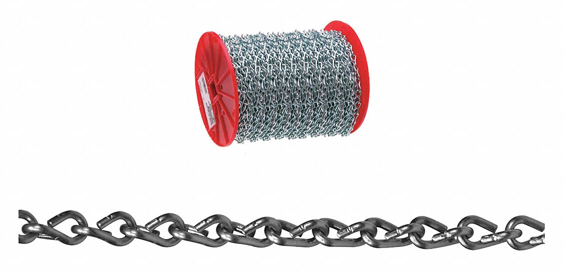 No.16 Double Jack Chain Brass Glo 200Ft - Grainger