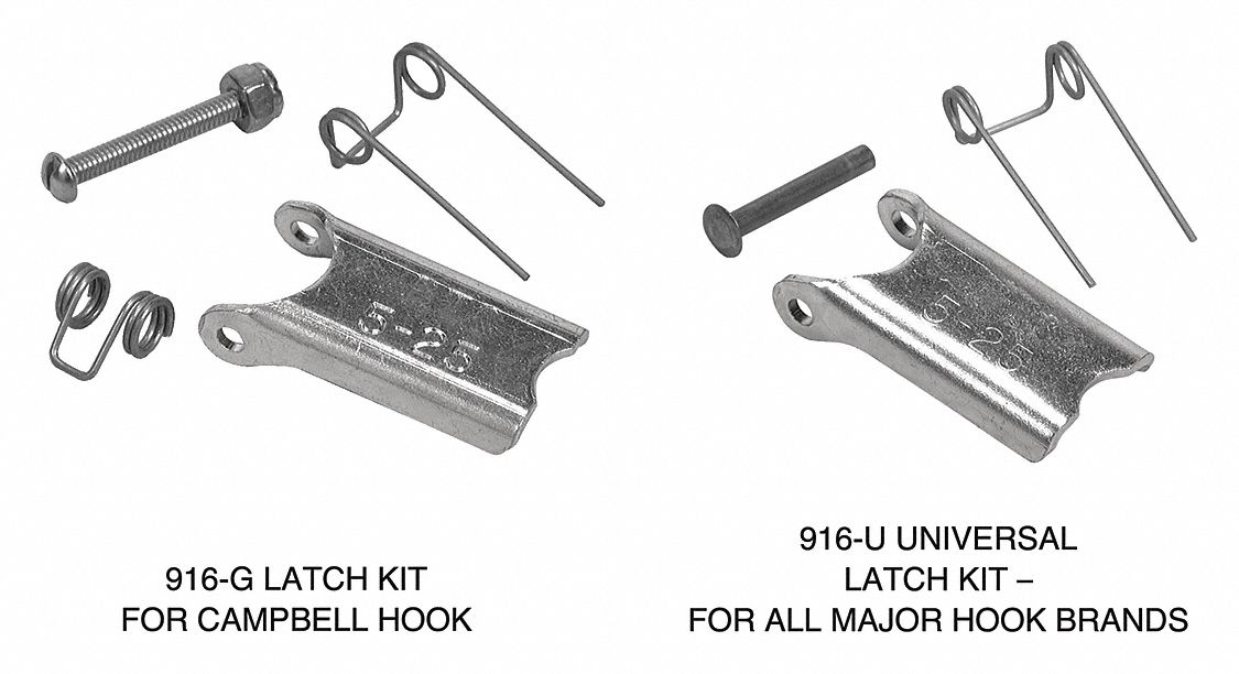 CAMPBELL, 3990501, Latch Kit For Hook Sizes 6-26 - 24F523|3990501 ...
