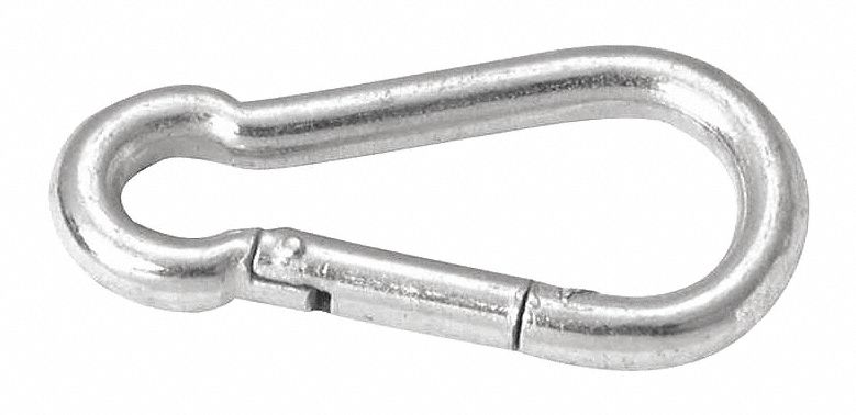 CAMPBELL, 1 Snaps, 160 lb Working Load Limit, Spring Snap - 24G104 ...