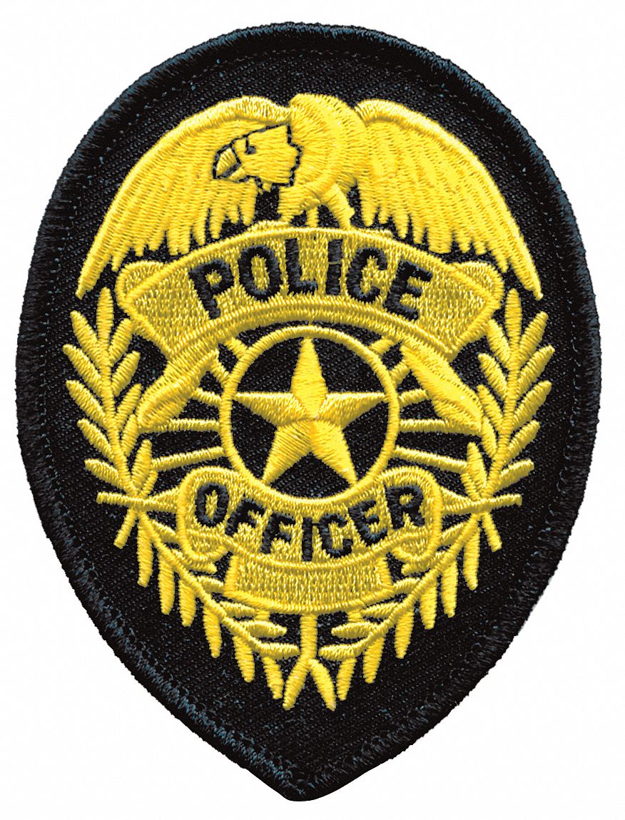 HEROS PRIDE, Police Officer, 2 3/4 in x 3 3/4 in, Embroidered Patch ...