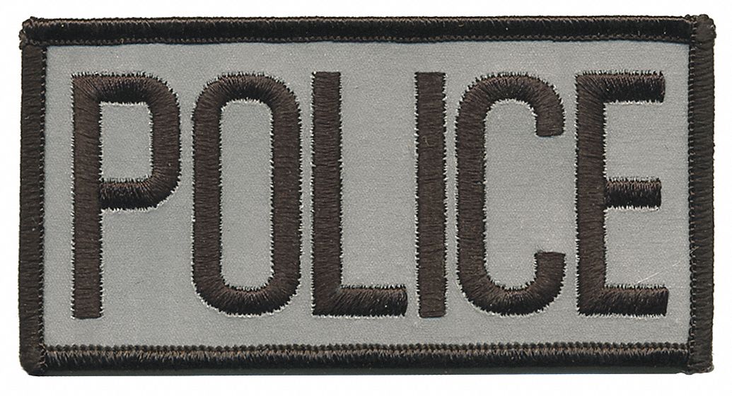 HEROS PRIDE, Police, 4 in x 2 in, Embroidered Patch - 24GR83|10300 ...