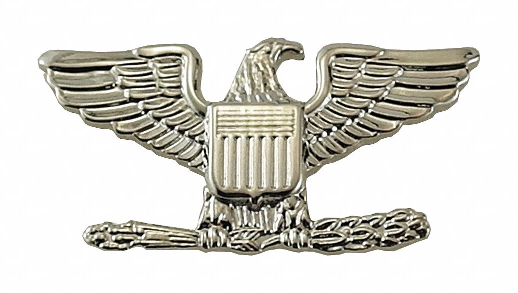 HEROS PRIDE, Col. Eagle, 3/4 in, Metal Rank Insignia - 24GT46|4413MN ...