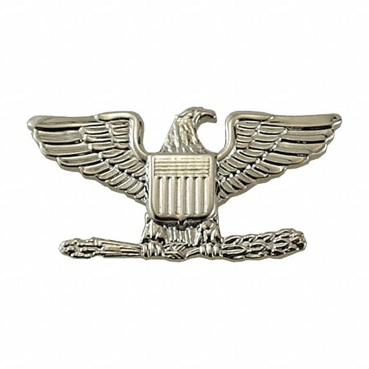 HEROS PRIDE, Col. Eagle, 3/4 in, Metal Rank Insignia - 24GT46|4413MN ...