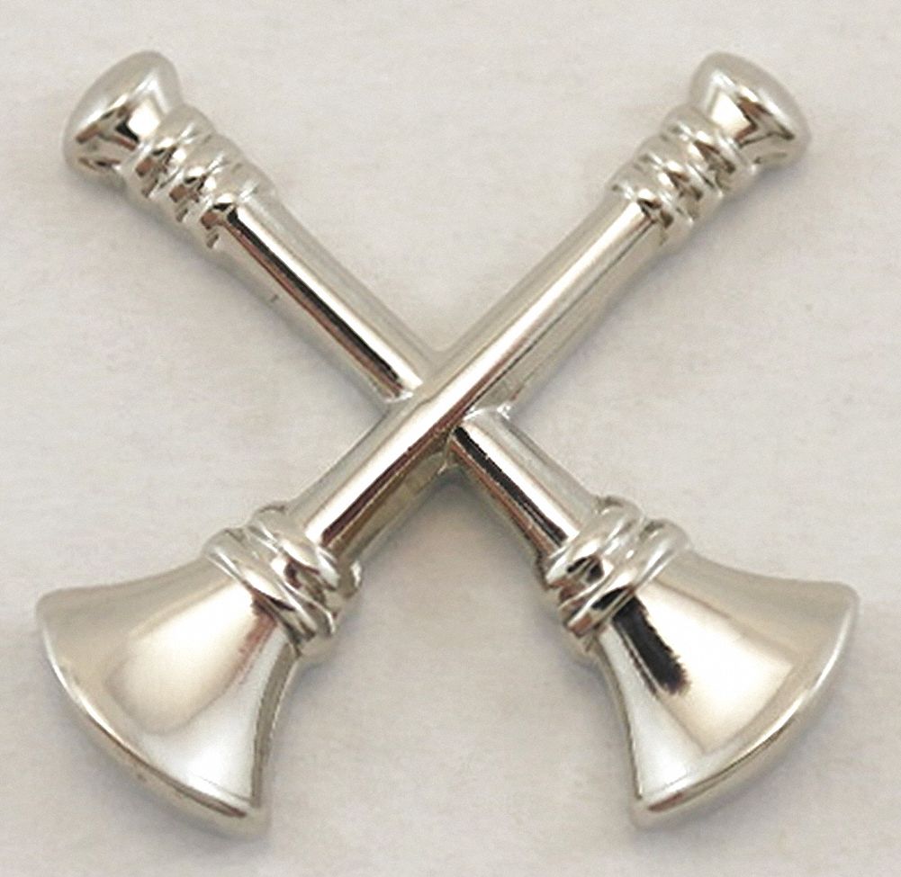 HEROS PRIDE, Capt. II Fire Bugles, 3/4 in, Metal Rank Insignia - 24GT78 ...