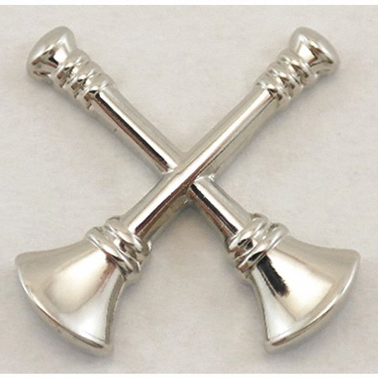 HEROS PRIDE, Capt. II Fire Bugles, 3/4 in, Metal Rank Insignia - 24GT78 ...