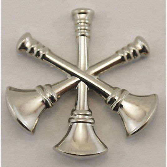 HEROS PRIDE, Asst. CF Fire Bugles, 3/4 in, Metal Rank Insignia - 24GT80 ...