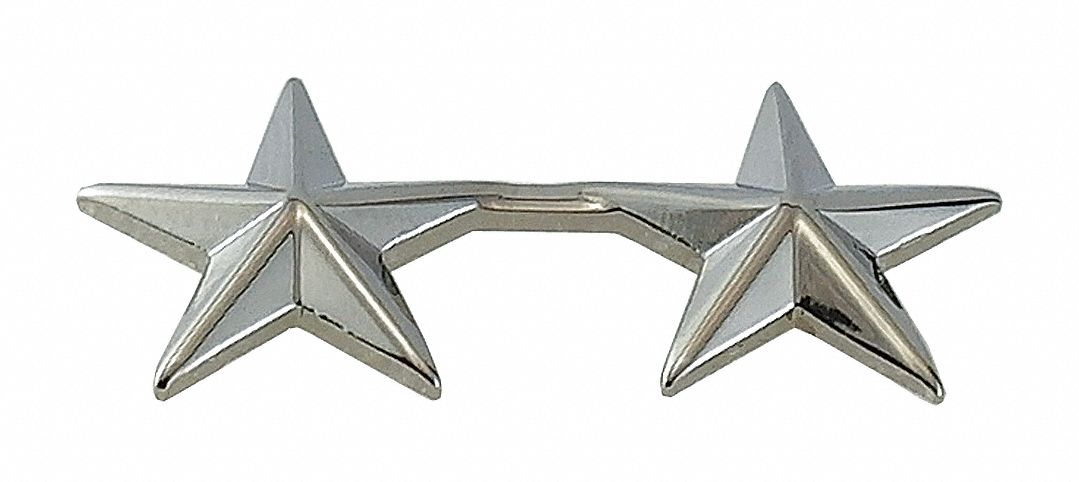 HEROS PRIDE, 5/8 in, Nickel, Metal Rank Insignia - 24GT91|4491N - Grainger