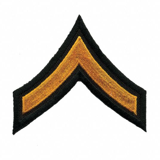 HEROS PRIDE, PFC, 3 in, Embroidered Patch - 24GU01|5403P - Grainger