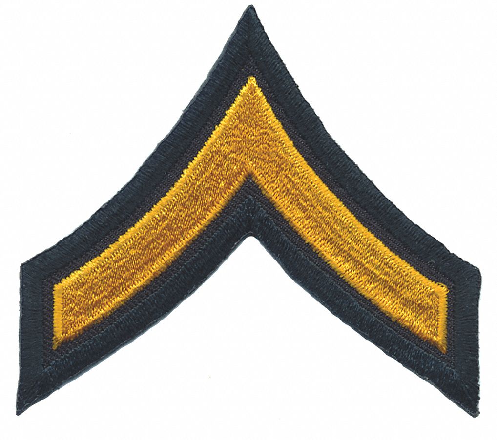 HEROS PRIDE, PFC, 3 in, Embroidered Patch - 24GU04|5405P - Grainger
