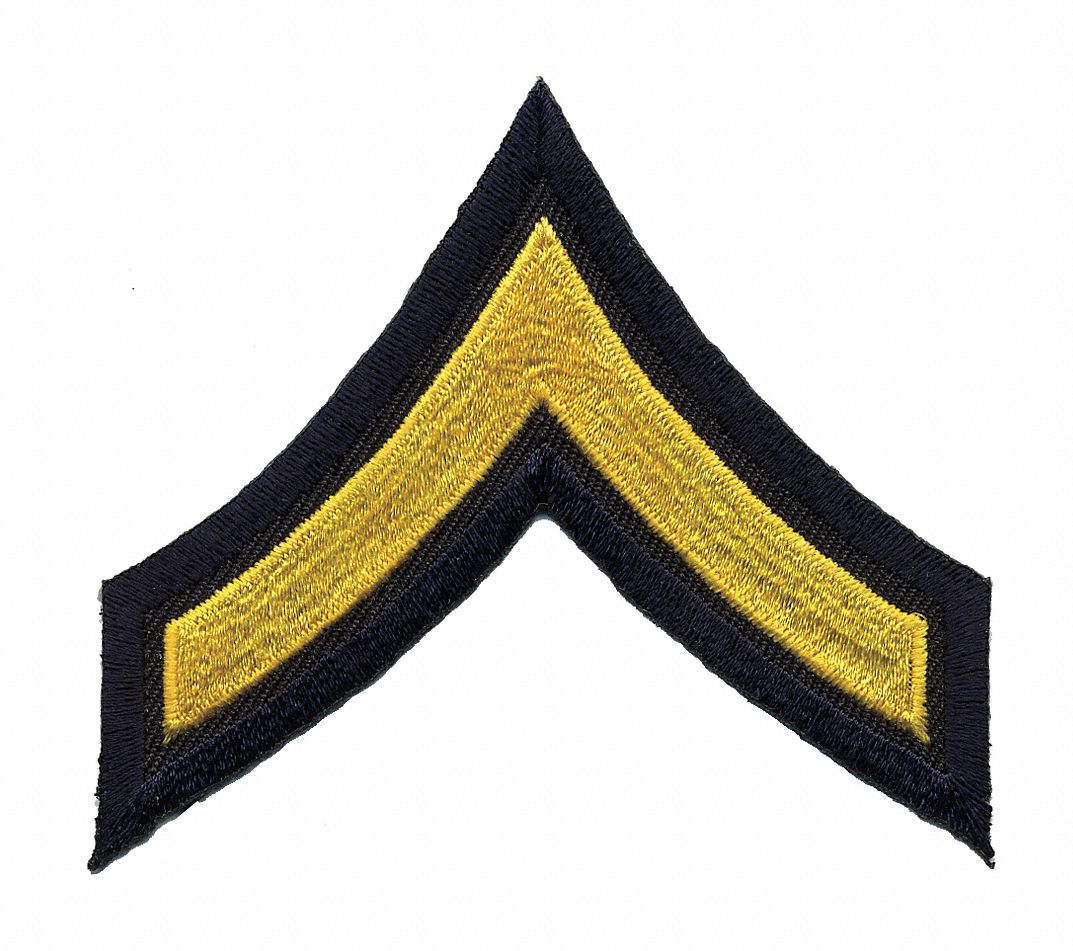 HEROS PRIDE, PFC, 3 in, Embroidered Patch - 24GU13|5416P - Grainger
