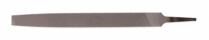 NICHOLSON Machinists File: Rectangular, Bastard Cut, 6 in Lg without ...