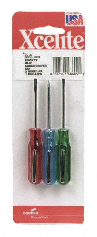 3Piece /Phillips Screwdriver Set - Grainger