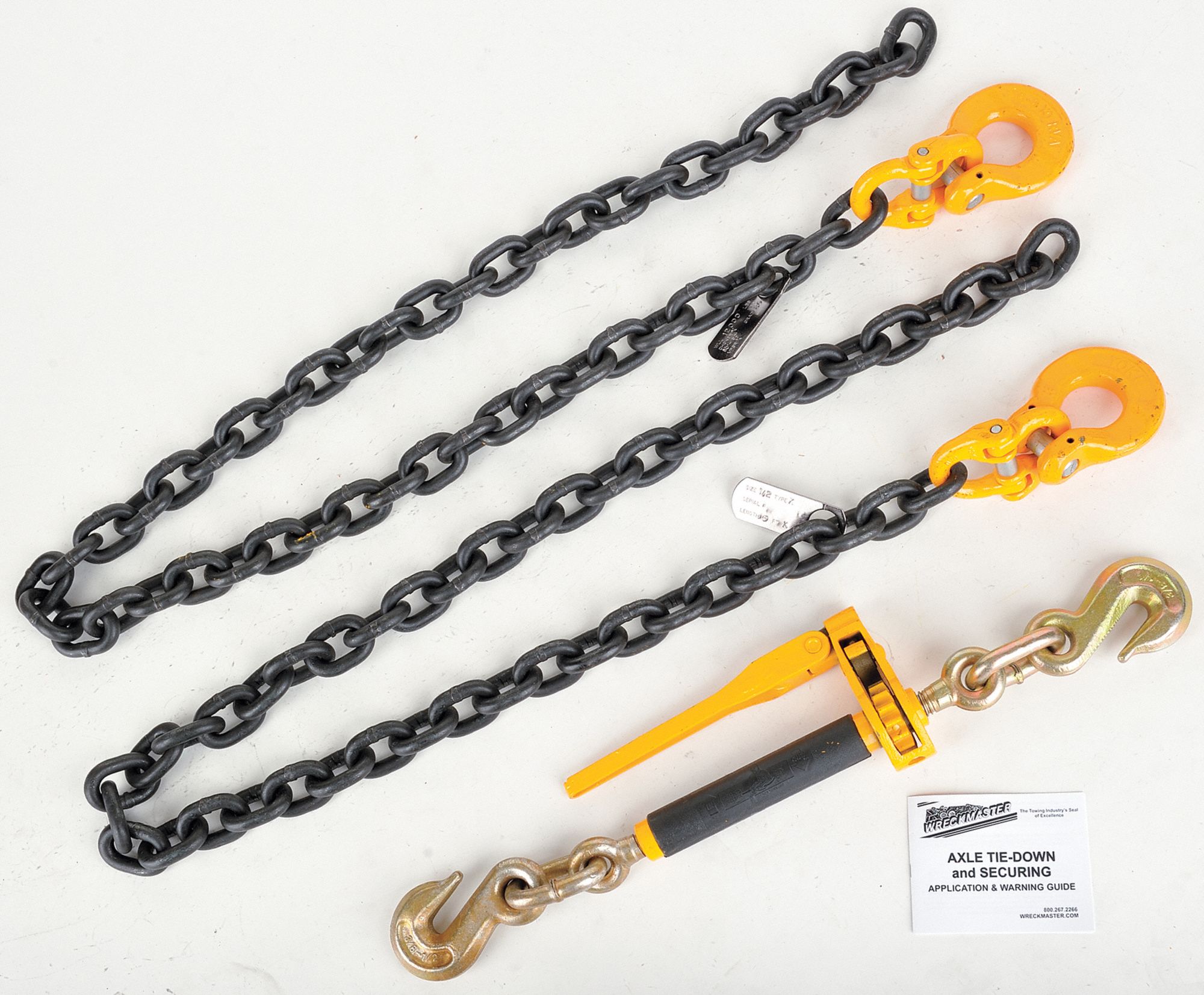 WRECKMASTER INC Front Axle Tie Down: 8, 6 in Overall Lg, 12,000 lb ...