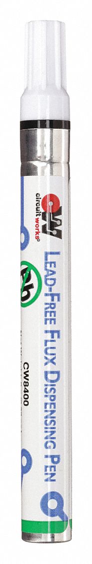 CHEMTRONICS Lead-Free Flux Dispensing Pen: 0.32 oz, Pen, CircuitWorks ...