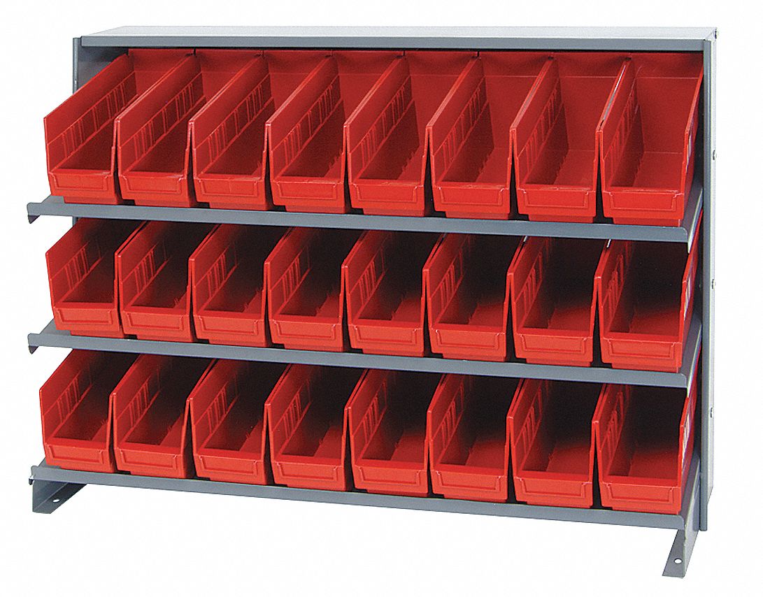 QUANTUM STORAGE SYSTEMS, 36 in x 12 in x 27 in, 1 Sided, Bench Pick ...