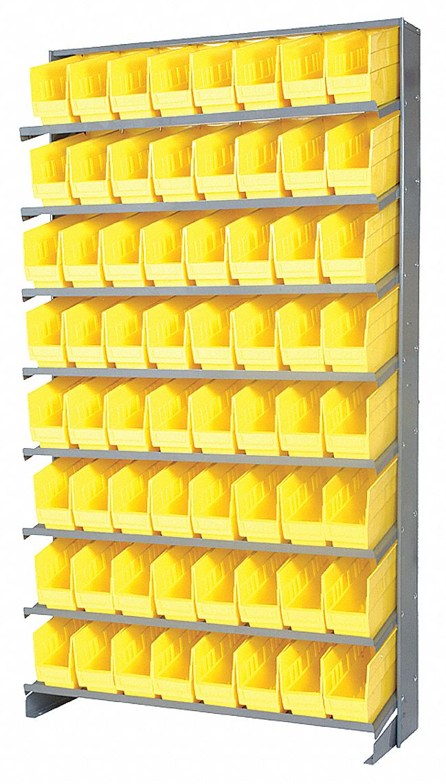 QUANTUM STORAGE SYSTEMS, 36 in x 12 in x 64 in, 1 Sided, Pick Rack ...