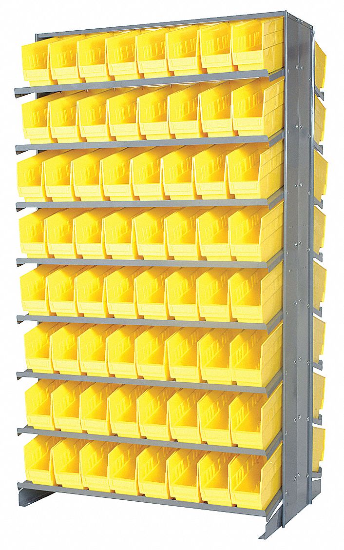 QUANTUM STORAGE SYSTEMS, 36 in x 24 in x 64 in, 2 Sided, Pick Rack ...