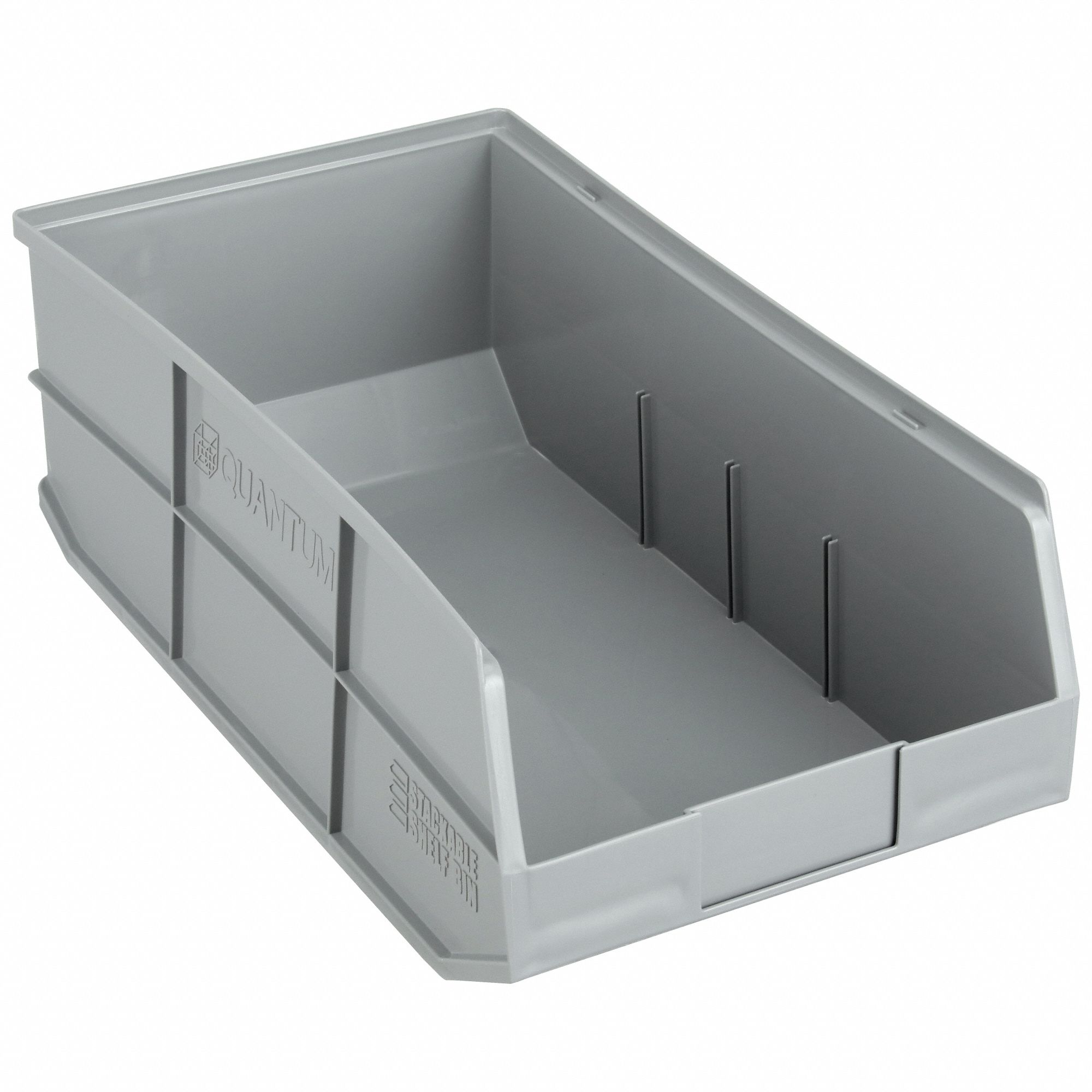 QUANTUM STORAGE SYSTEMS, 20 1/2 in Overall Lg, 11 in x 7 in, Shelf Bin ...