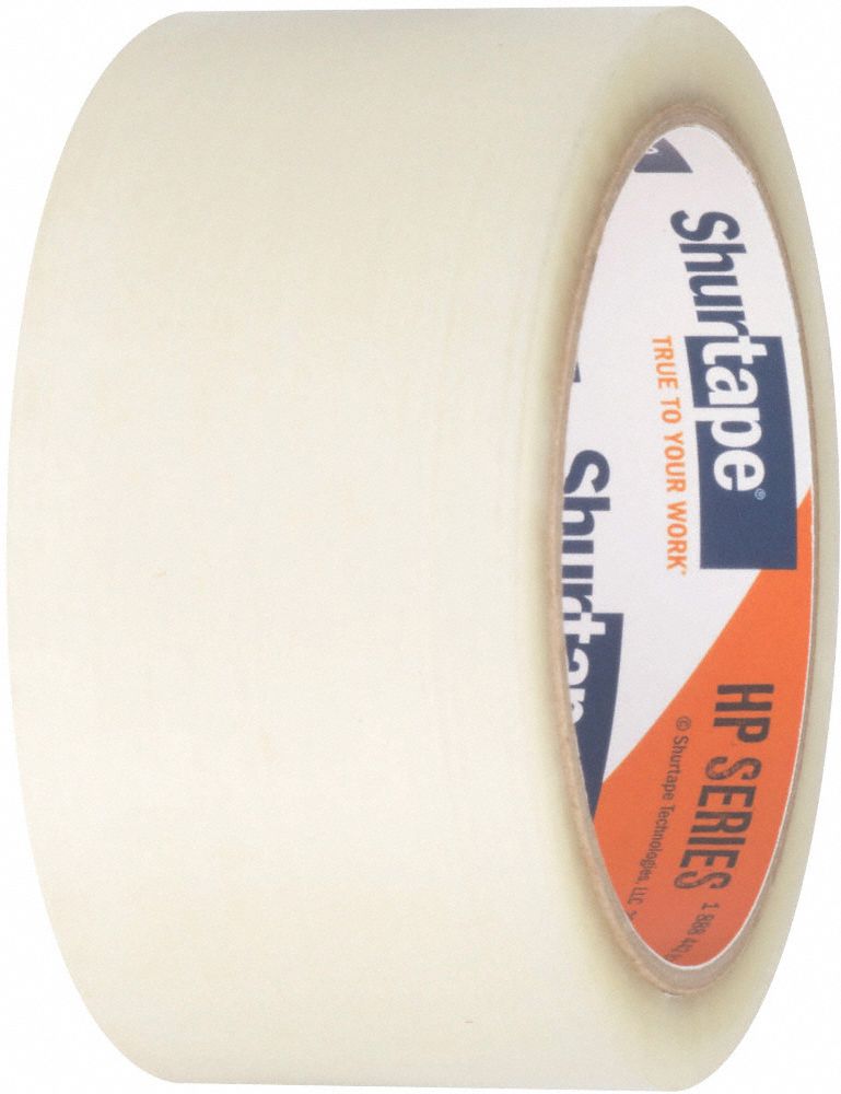 SHURTAPE Carton Sealing Tape: 1.6 mil Tape Thick, 2 in x 55 yd, 48 mm x ...