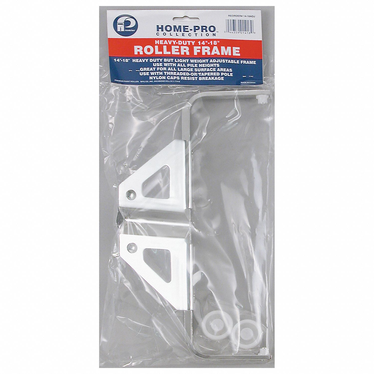 PREMIER Adjustable Paint Roller Frame: Adj, 12 to 18 in, Roller Frame ...