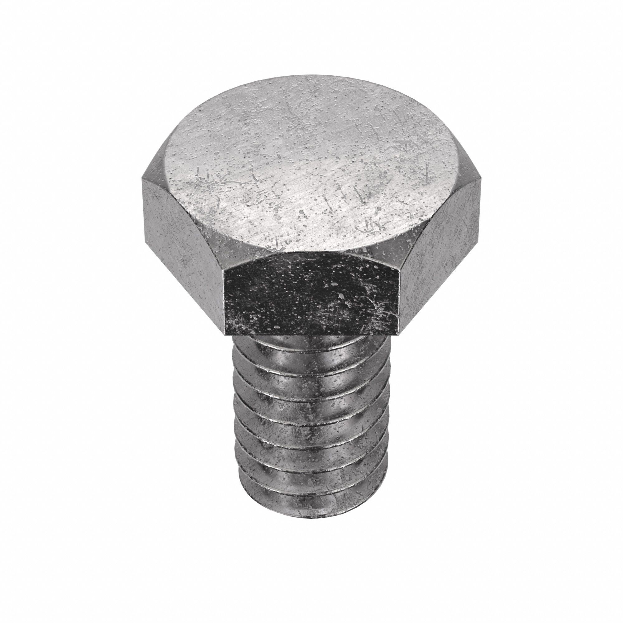 APPROVED VENDOR Tornillo de Cabeza de Dado Hexagonal 1/4"-20 316 Longitud de 1/2", Acabado Sin ...