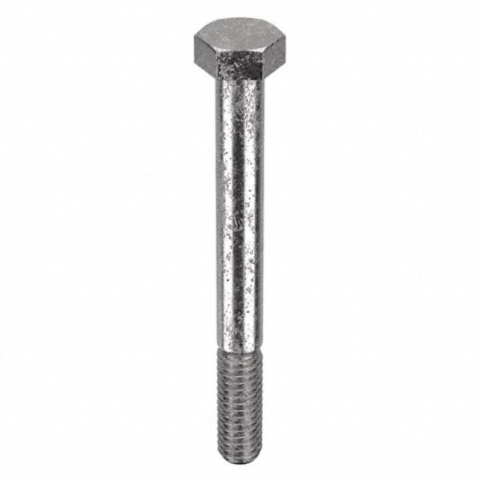 5/16"-18, Hex Head Cap Screw, 3 in Fastener Length, 316 Stainless Steel ...