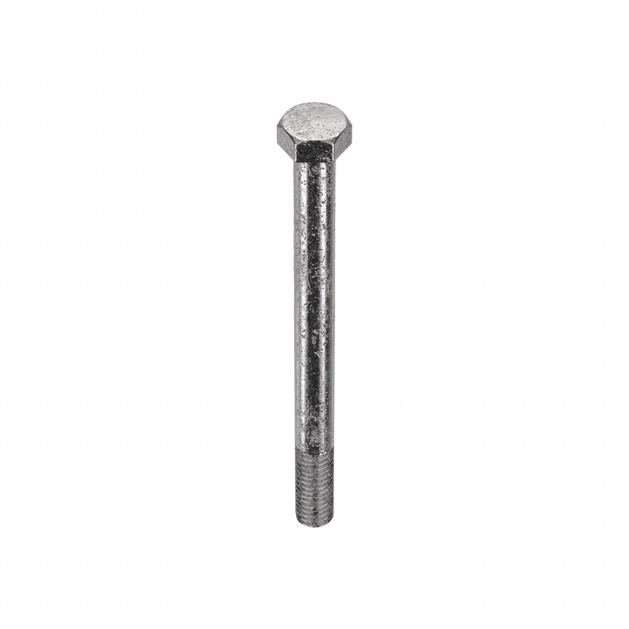 3/8"-16, Hex Head Cap Screw, 4 1/2 in Fastener Length, 316 Stainless ...