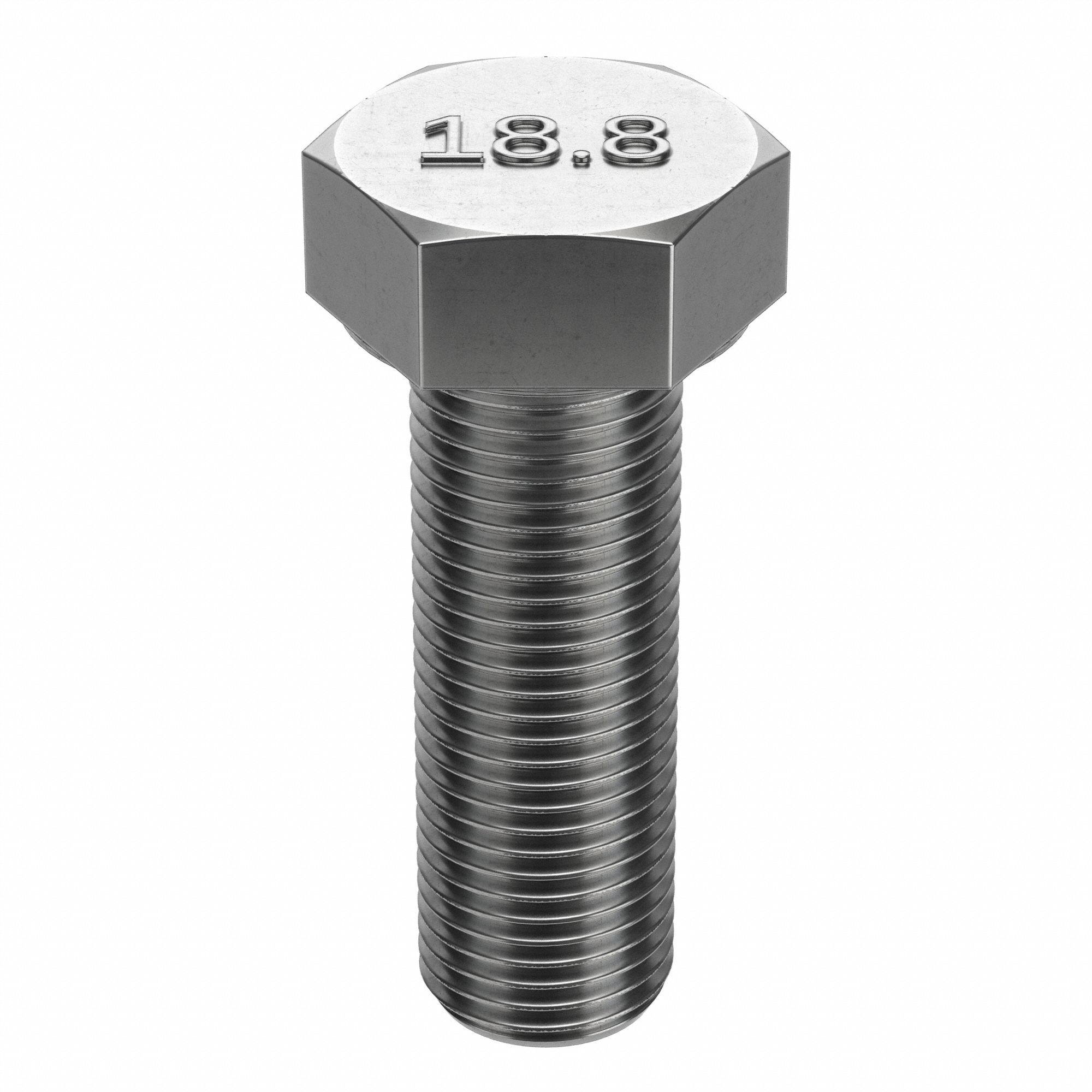 Stainless Steel, A2, Hex Head Cap Screw - 25CV40|U51007.043.0150 - Grainger