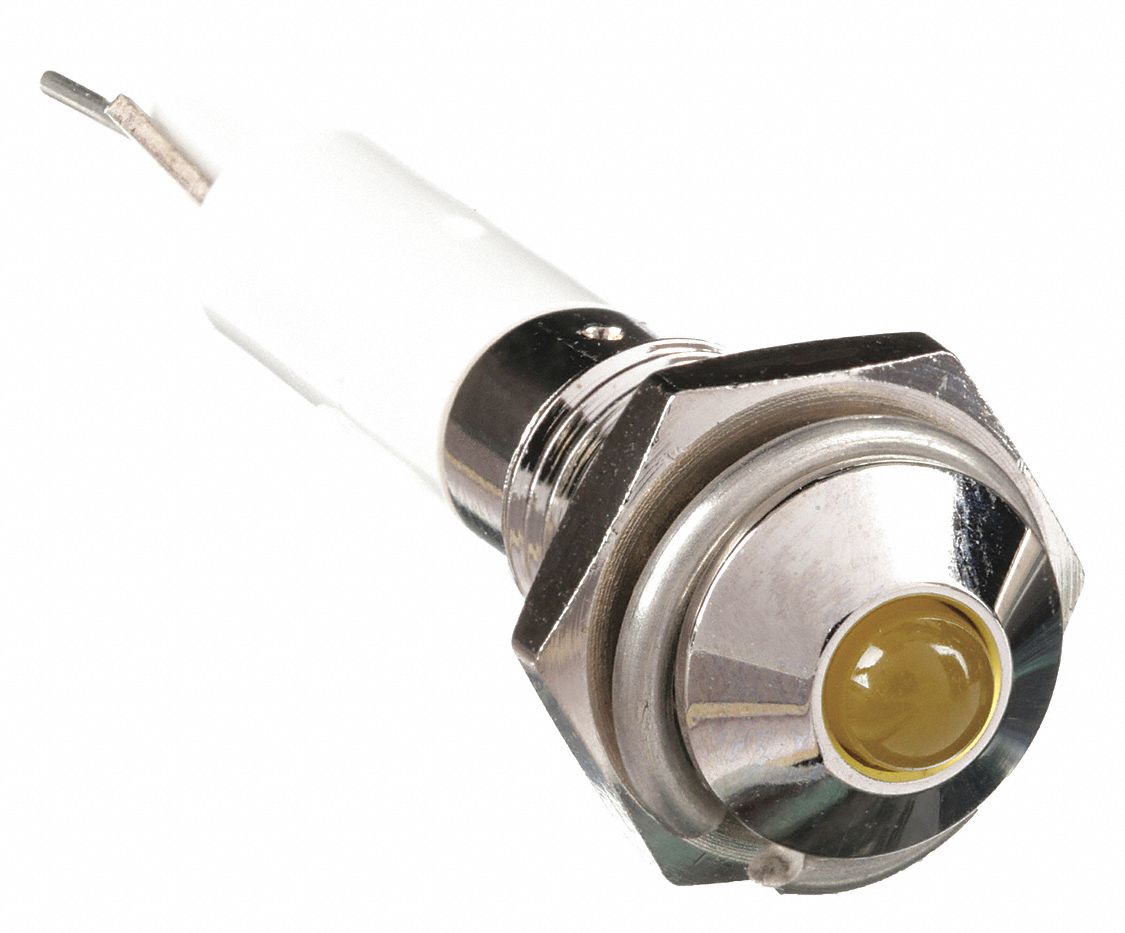 6 mm Panel Mounting Hole Dia, LED, Raised Panel Light - 24M021|24M021 ...