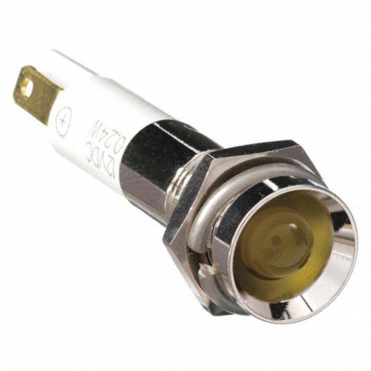 5/16 in Panel Mounting Hole Dia, LED, Protruding Panel Light - 24M052 ...