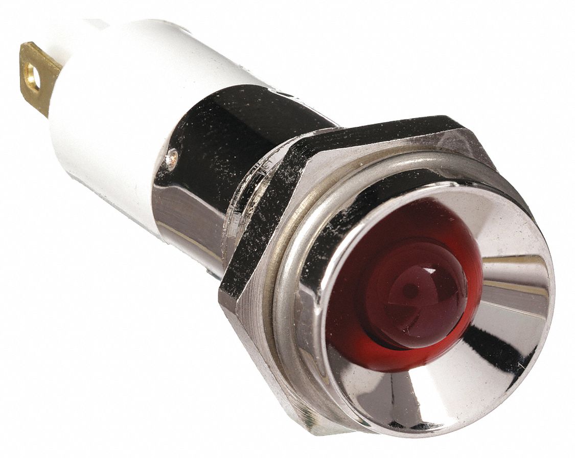 10 mm Panel Mounting Hole Dia, LED, Protruding Panel Light - 24M090 ...