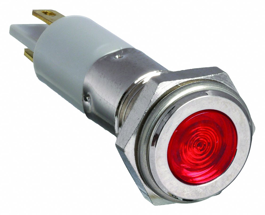 10 mm Panel Mounting Hole Dia, LED, Flush Panel Light - 24M093|24M093 ...