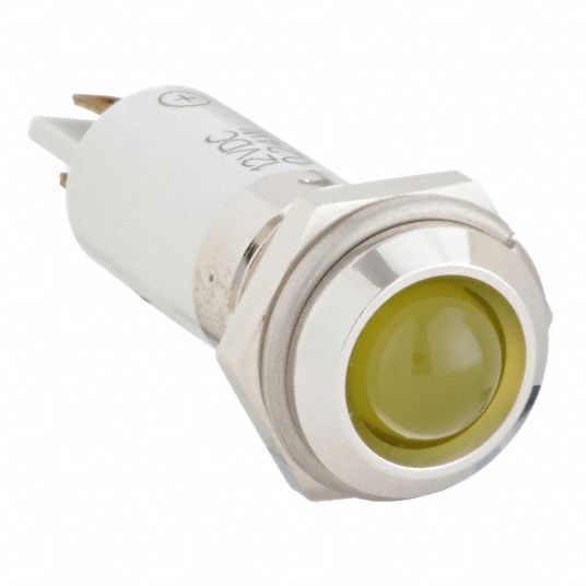 12 mm Panel Mounting Hole Dia, LED, Raised Panel Light - 24M110|24M110 ...