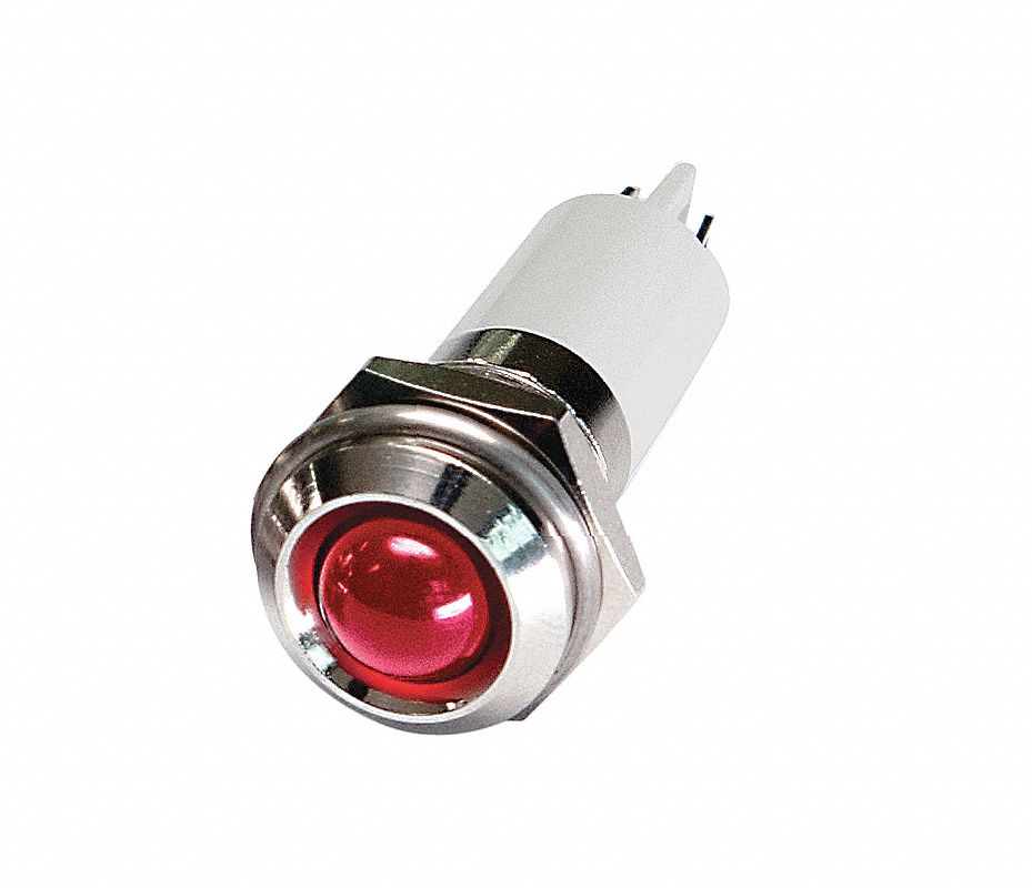 APPROVED VENDOR Luz Indicadora Redonda, Tipo LED, Voltaje 24VCD ...