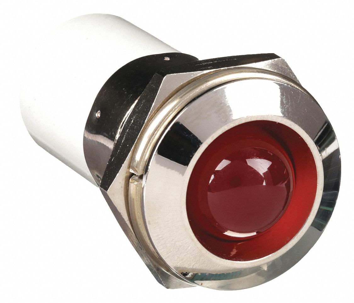 16 mm Panel Mounting Hole Dia, LED, Raised Panel Light - 24M145|24M145 ...