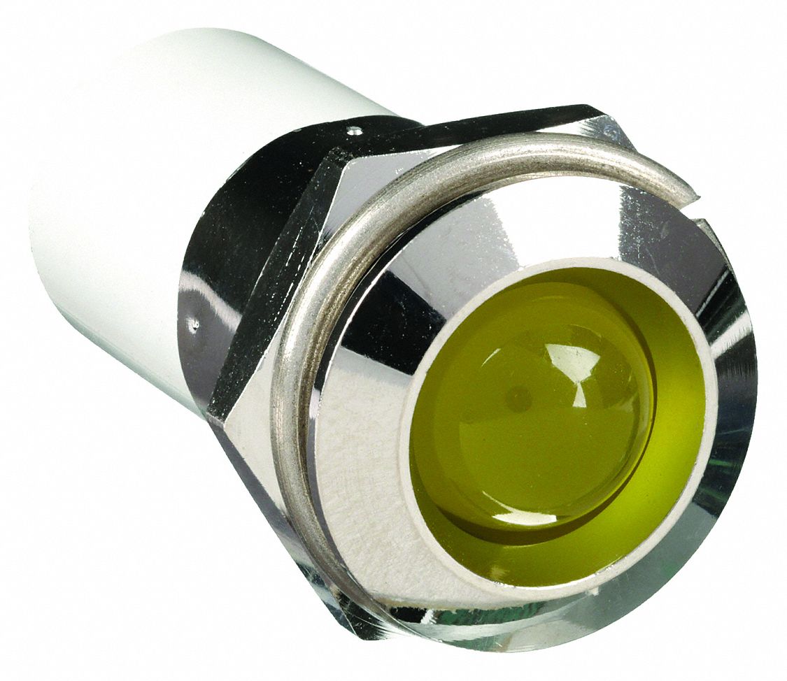 16 mm Panel Mounting Hole Dia, LED, Raised Panel Light - 24M143|24M143 ...