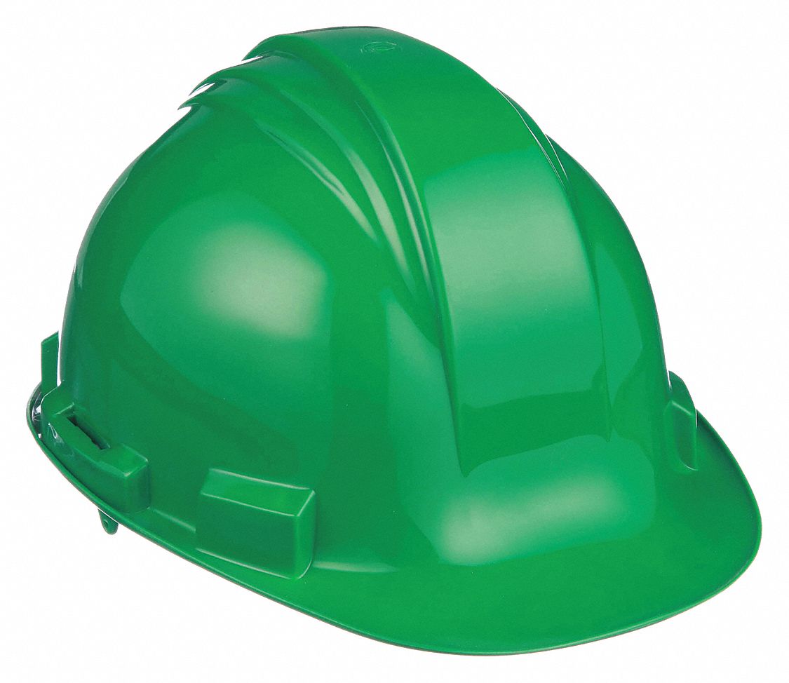 HONEYWELL NORTH, Green, No Graphics, Hard Hat - 24M953|A59040000 - Grainger