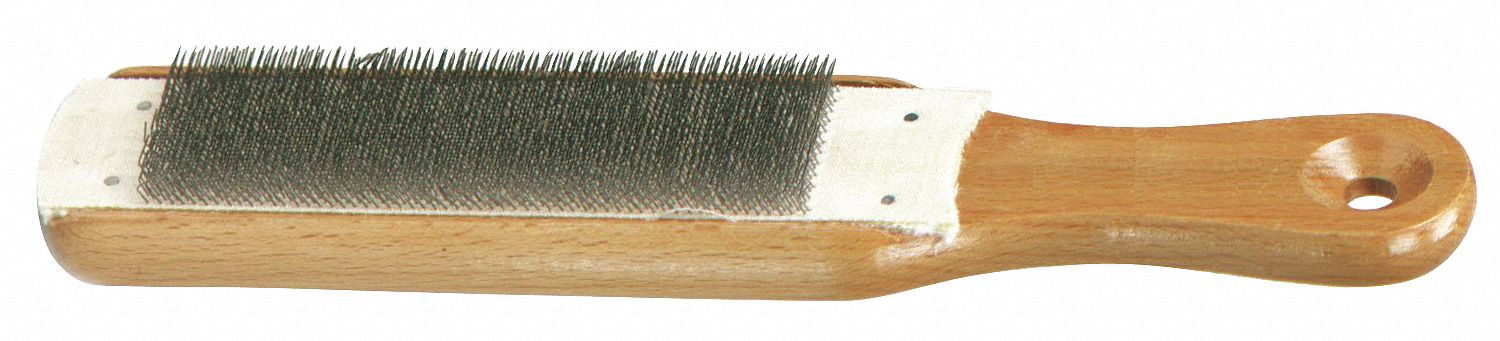 8 in Overall Lg, Fine Wire Bristles, File Cleaner - 24N390|22-339 ...