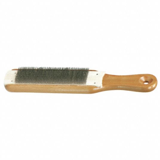 8 in Overall Lg, Fine Wire Bristles, File Cleaner - 24N390|22-339 ...