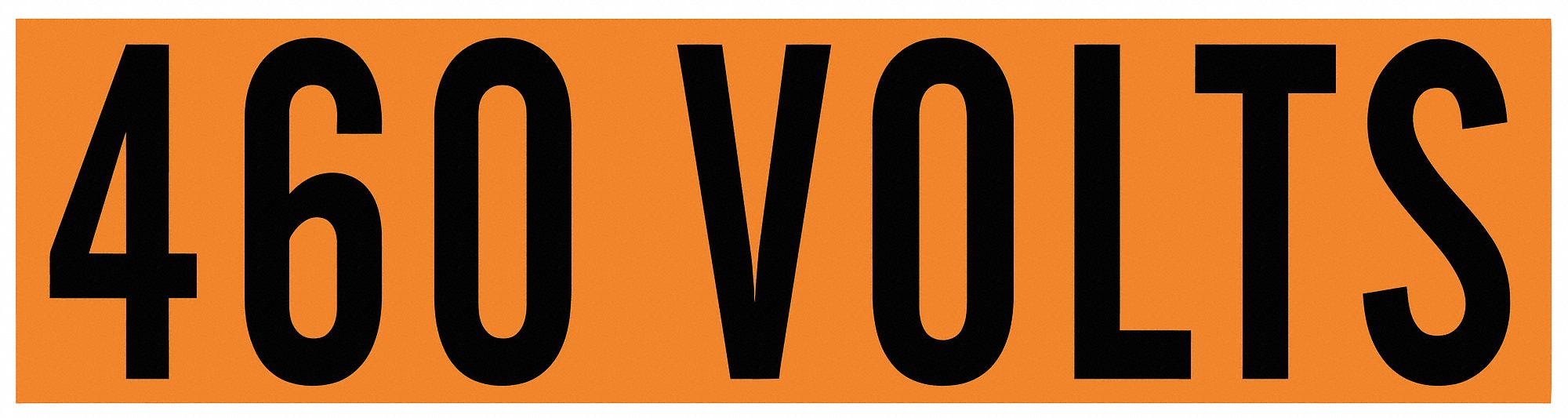 Conduit and Voltage Markers, 9 in x 2 1/4 in, Self-Stick Nylon, 460 ...